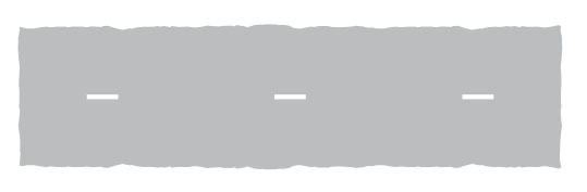 Which of these is a hazard warning line? - Theory Test Monster